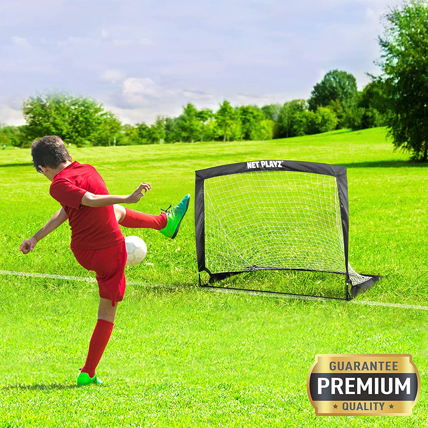 Portable Soccer Goals, 4ft x 3ft Portable Soccer Goals, Set of 2 ...